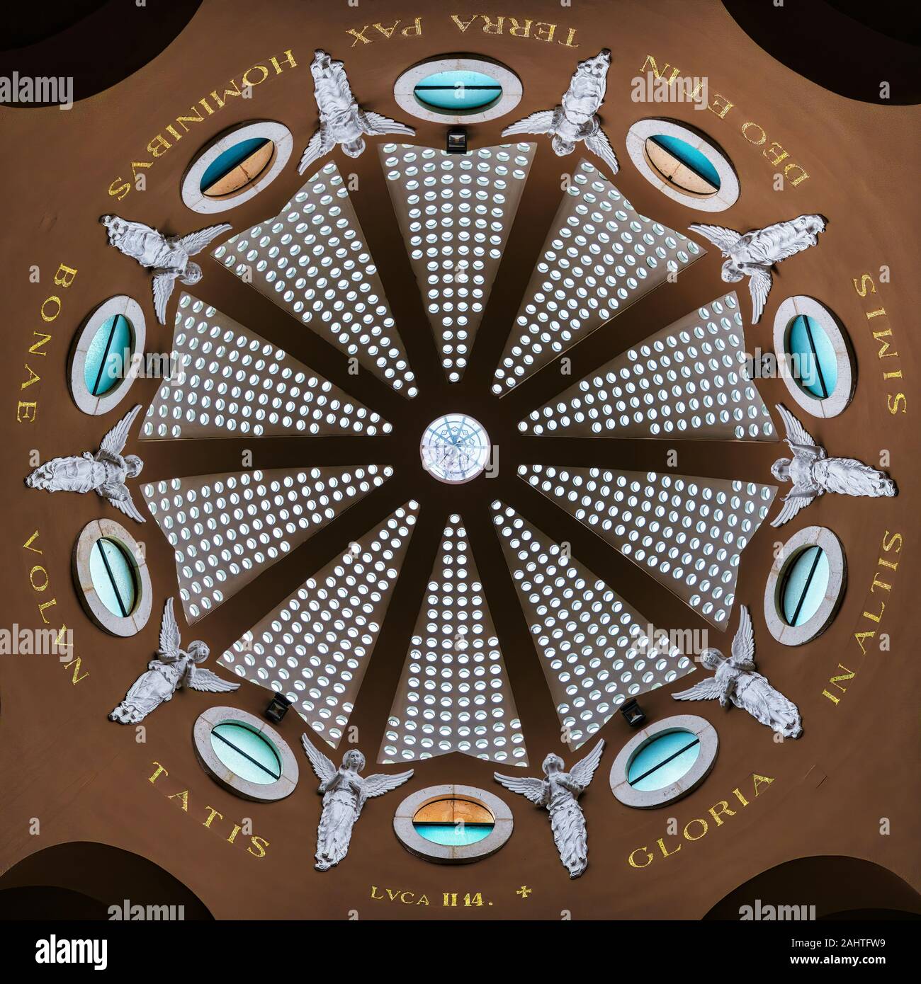 Ceiling Church of the Angels, Bethlehem, Israel Stock Photo - Alamy