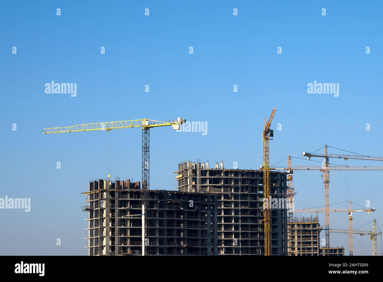 Hydraulic luffing crane hi-res stock photography and images - Alamy