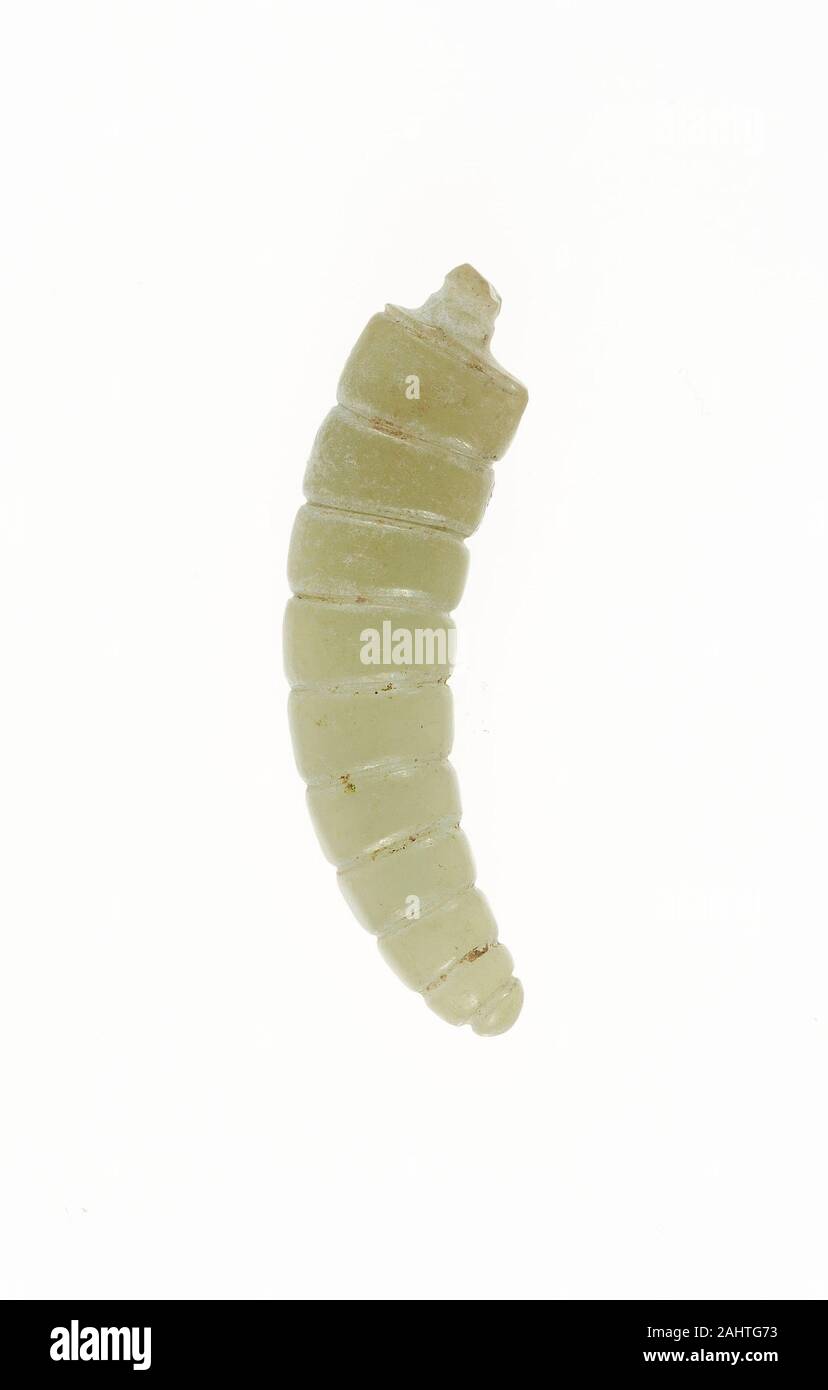 Silkworm Pupa. 1300 BC–900 BC. China. Jade Stock Photo - Alamy