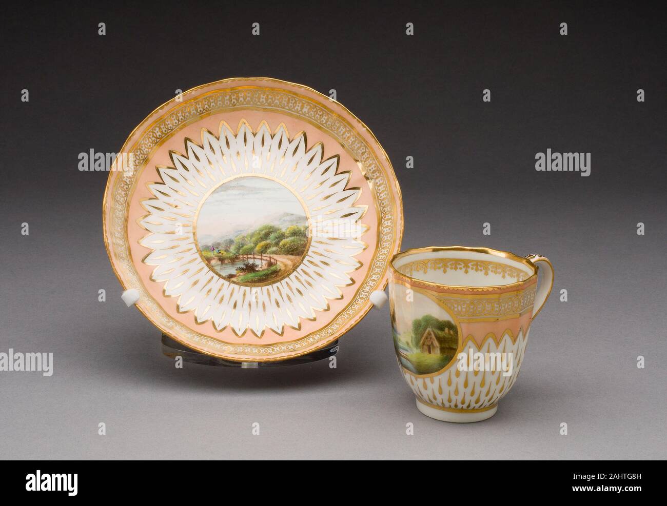 Derby Porcelain Manufactory. Cup and Saucer. 1780–1795. Derby. Soft ...