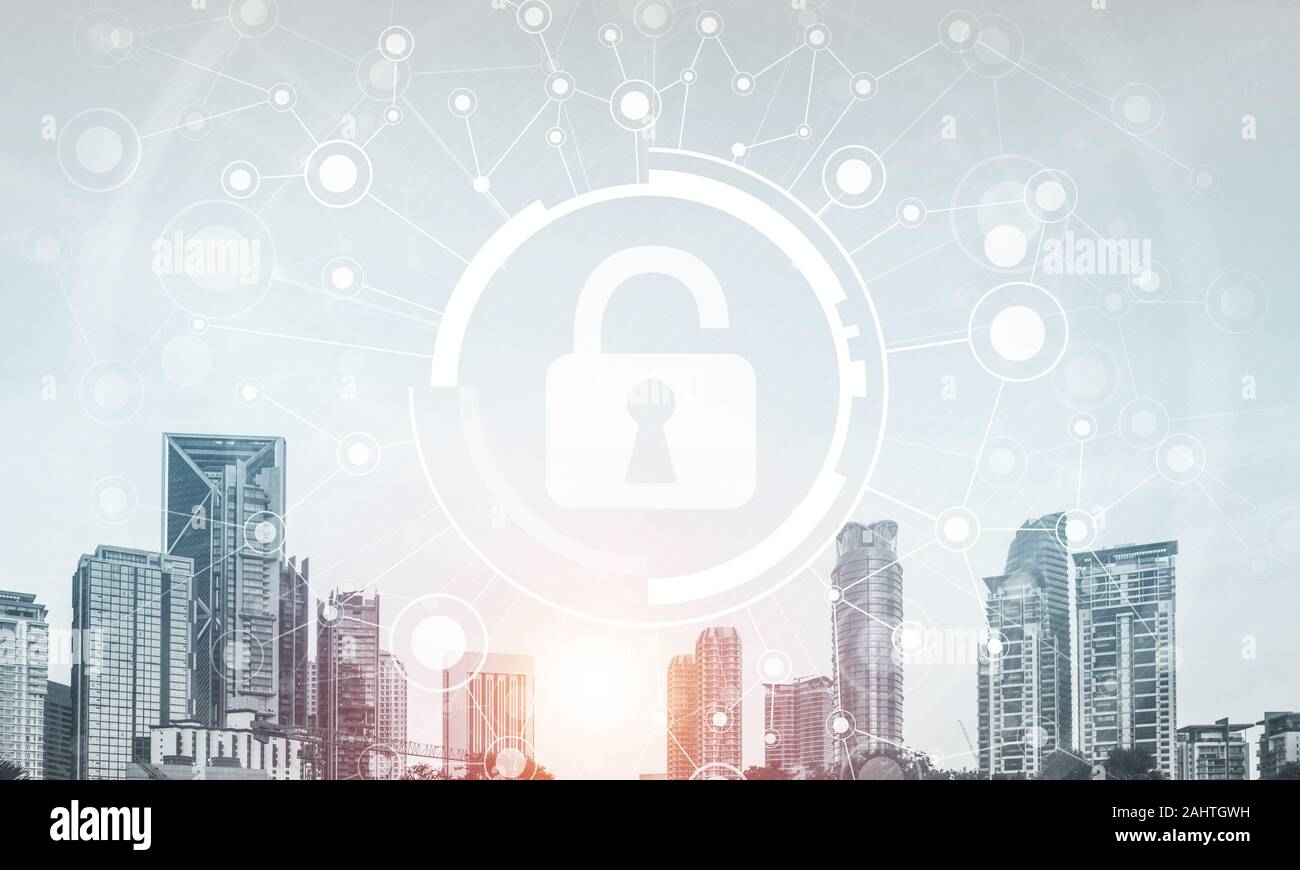 Computer security concept and information technology. Risk management ...