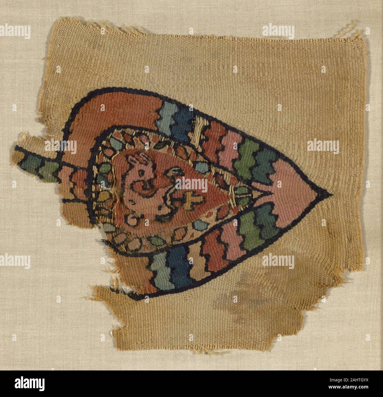 Coptic. Fragment. 601 AD–700 AD. Egypt. Linen and wool, tapestry weave ...