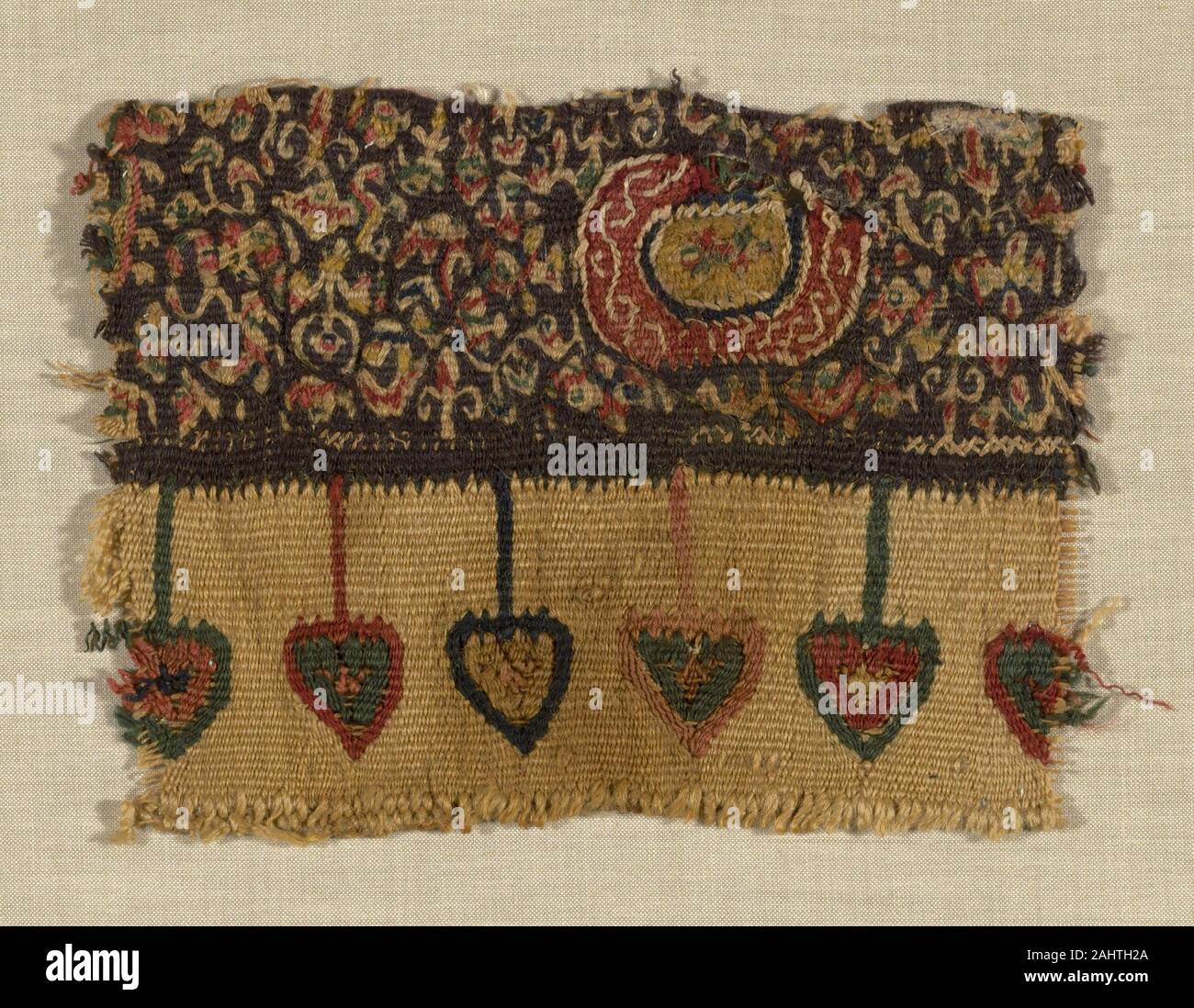 Ancient Egyptian. Fragment. 501 AD–800 AD. Egypt. Linen and wool ...