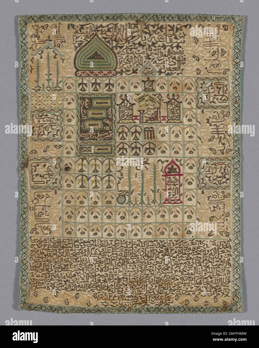 Talisman. 1825. Turkey. Silk, plain weave; edged with plain weave ...