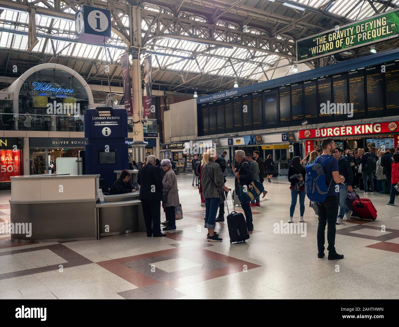 Inside Victoria Railway Station High Resolution Stock Photography and ...
