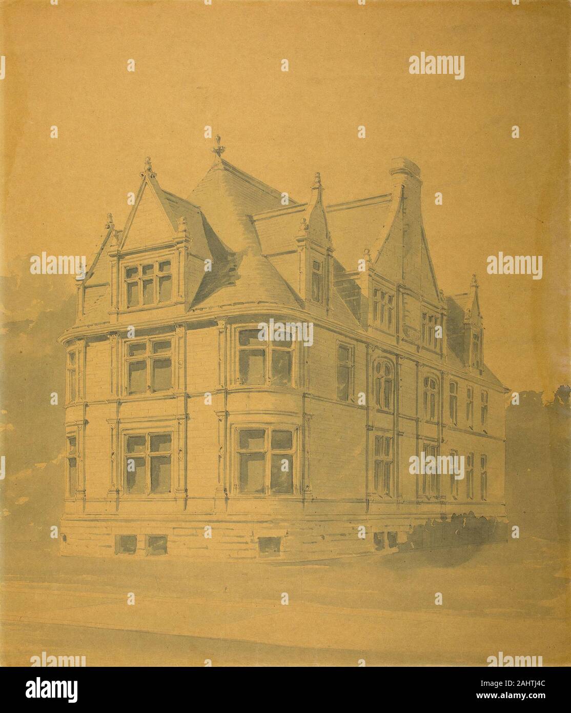 Burnham and Root (Architect). William J. Goudy House, Chicago, Illinois ...