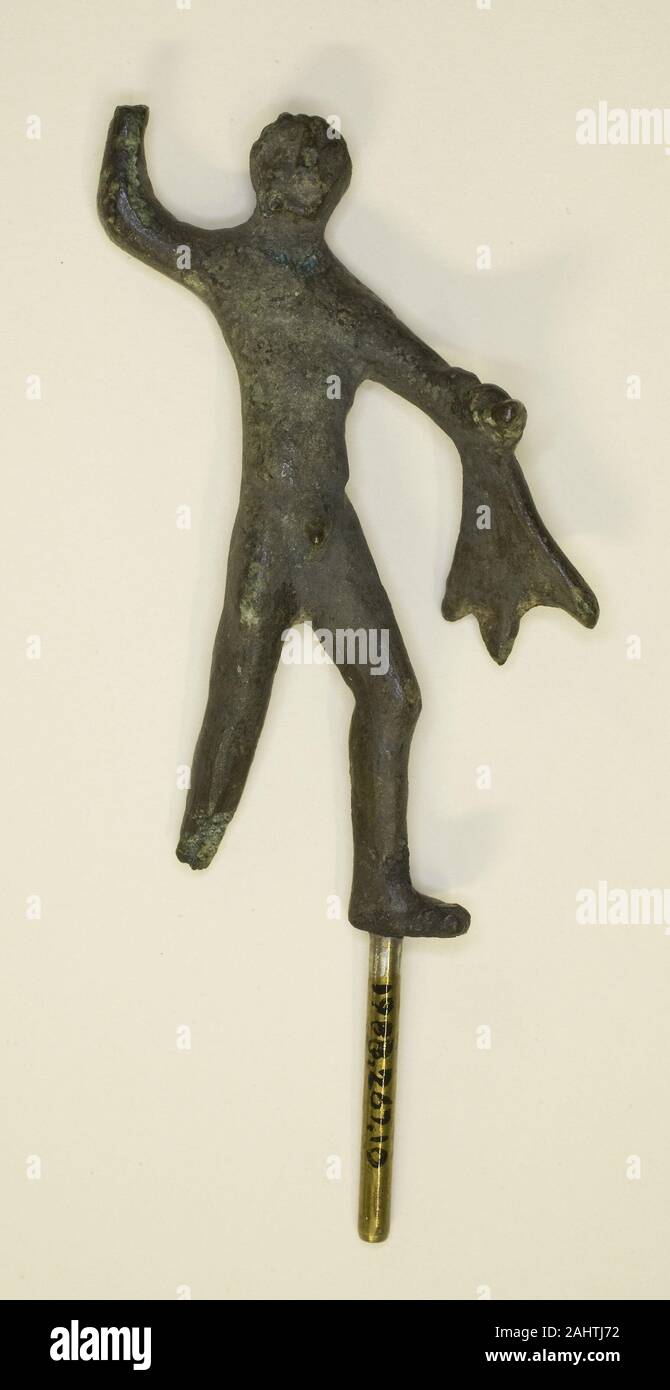 Ancient Etruscan. Statuette of Herakles. 400 BC–200 BC. Etruria. Bronze ...