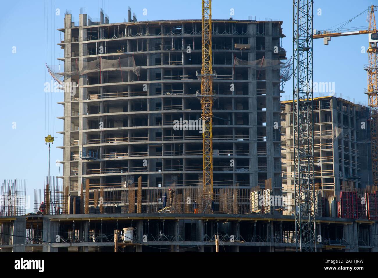 Reinforced formwork concrete for the during construction foundation ...