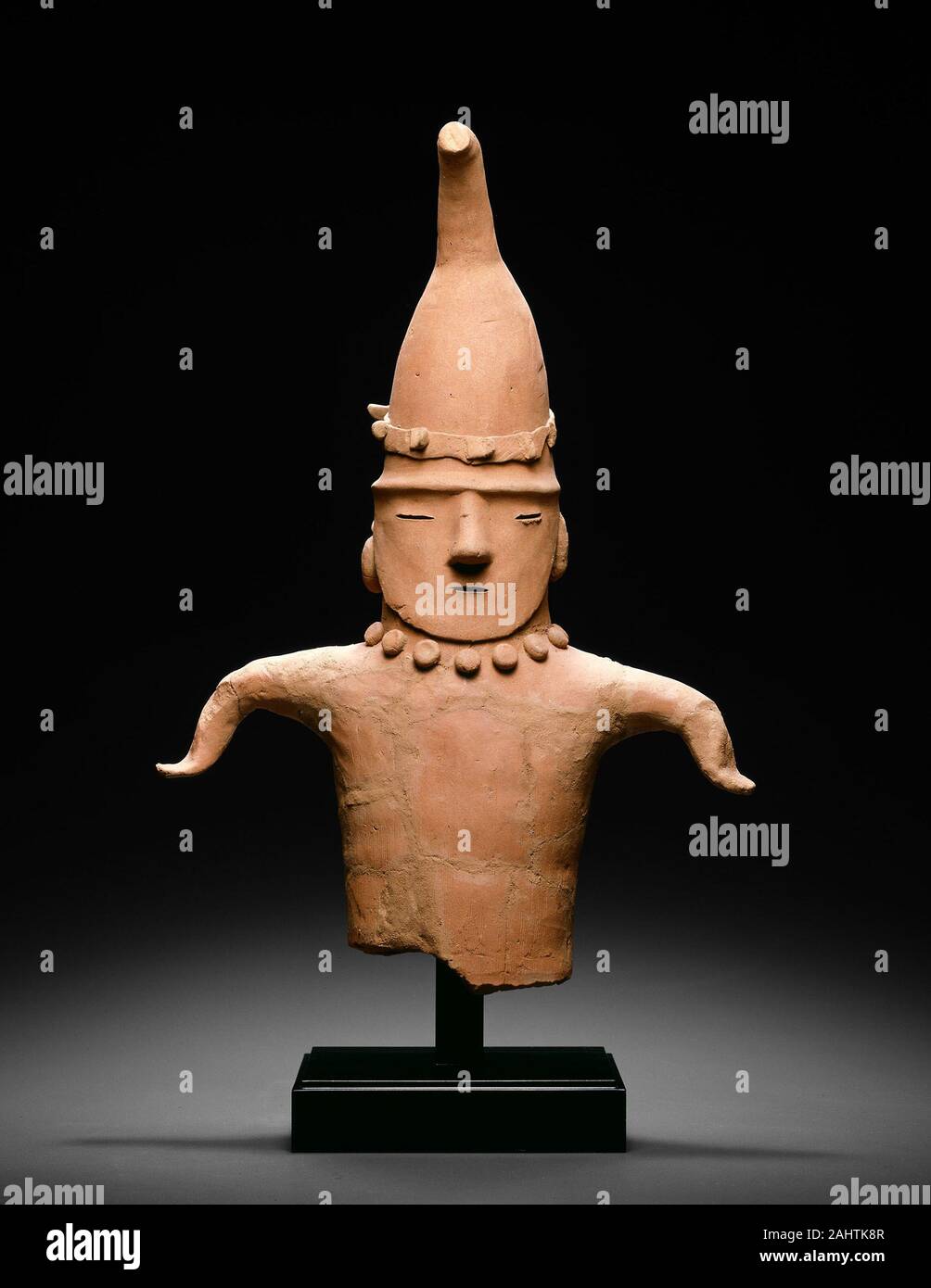 Head and Torso of a Dancing Figure. 401 AD–700 AD. Japan. Earthenware ...