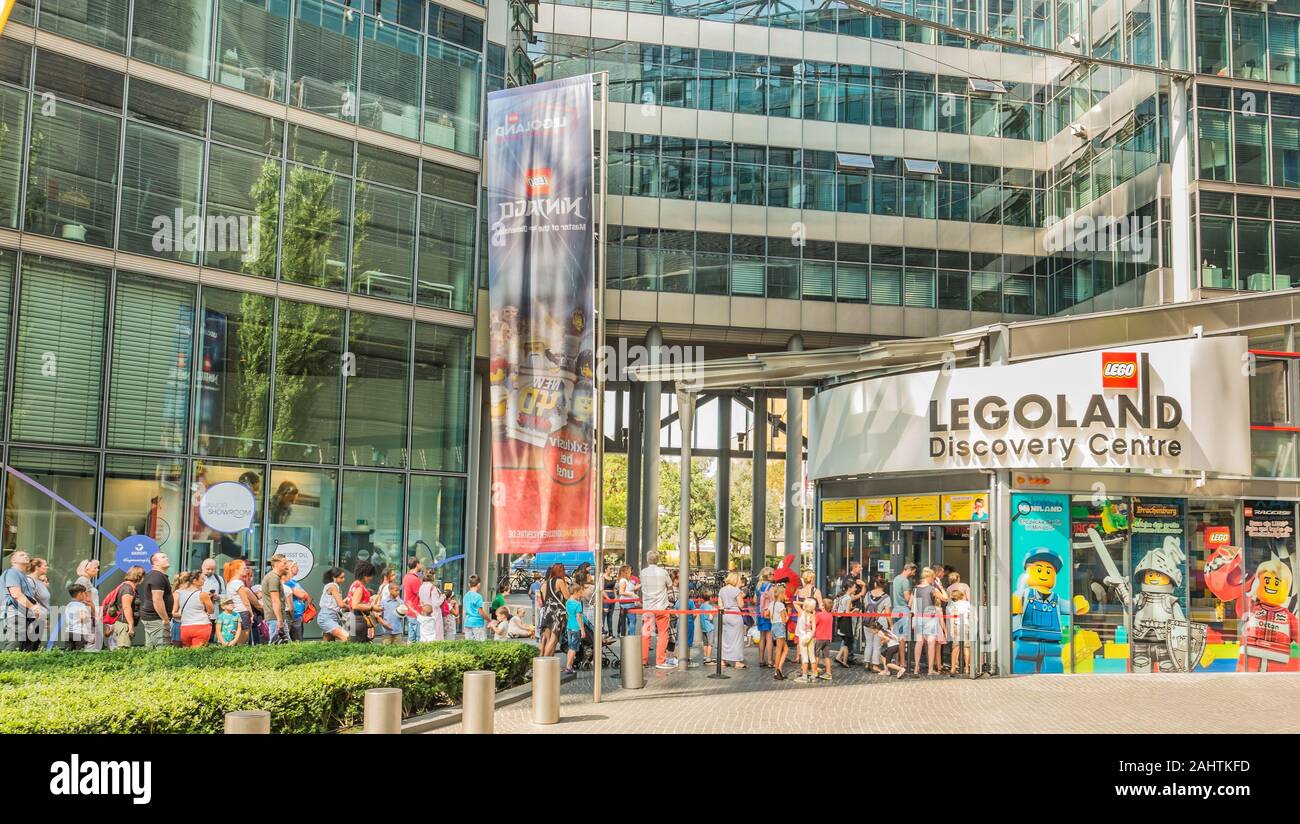 visitors at the entrance of legoland discovery centre Stock Photo - Alamy