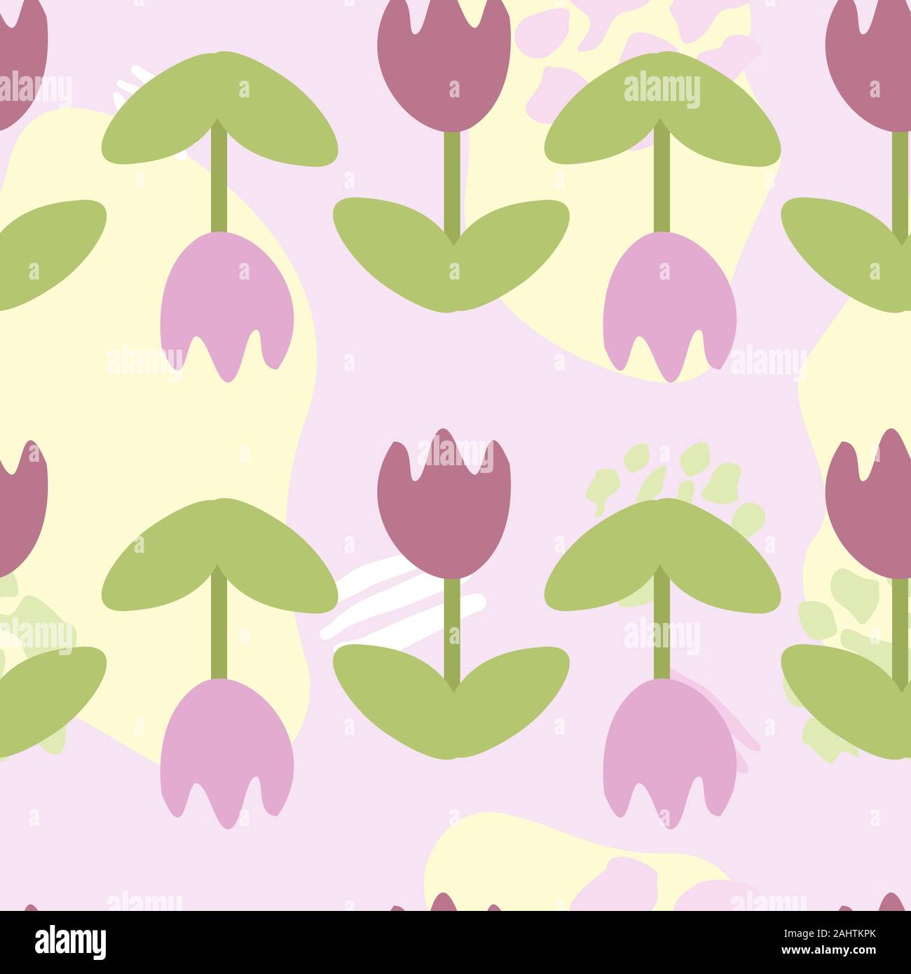 Purple tulips Stock Vector Images - Alamy