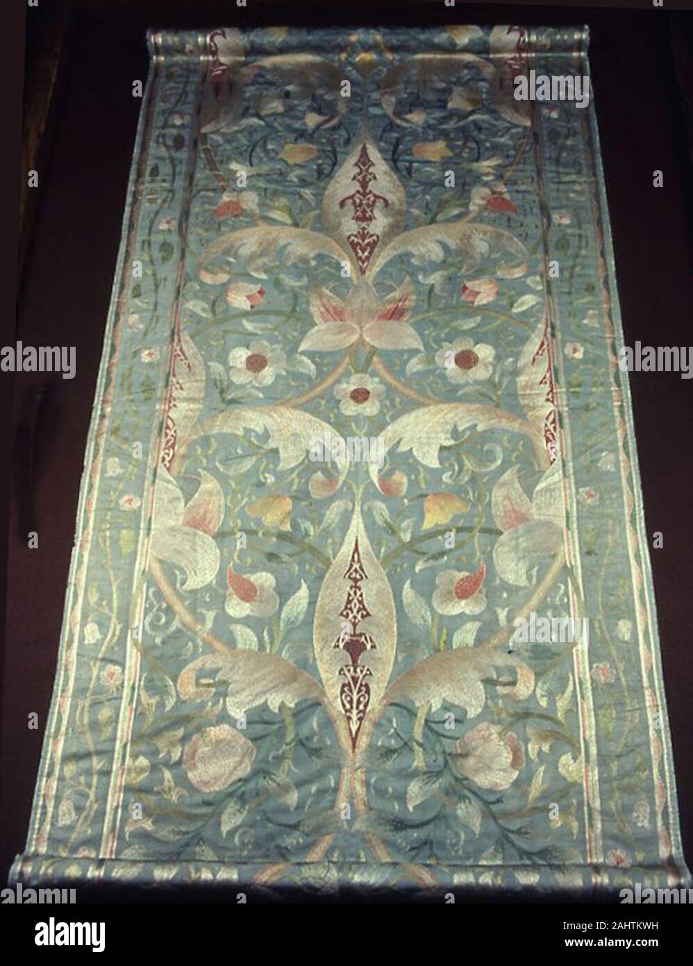 William Morris (Designer). Panel. 1883–1893. England. Silk, warp-float ...