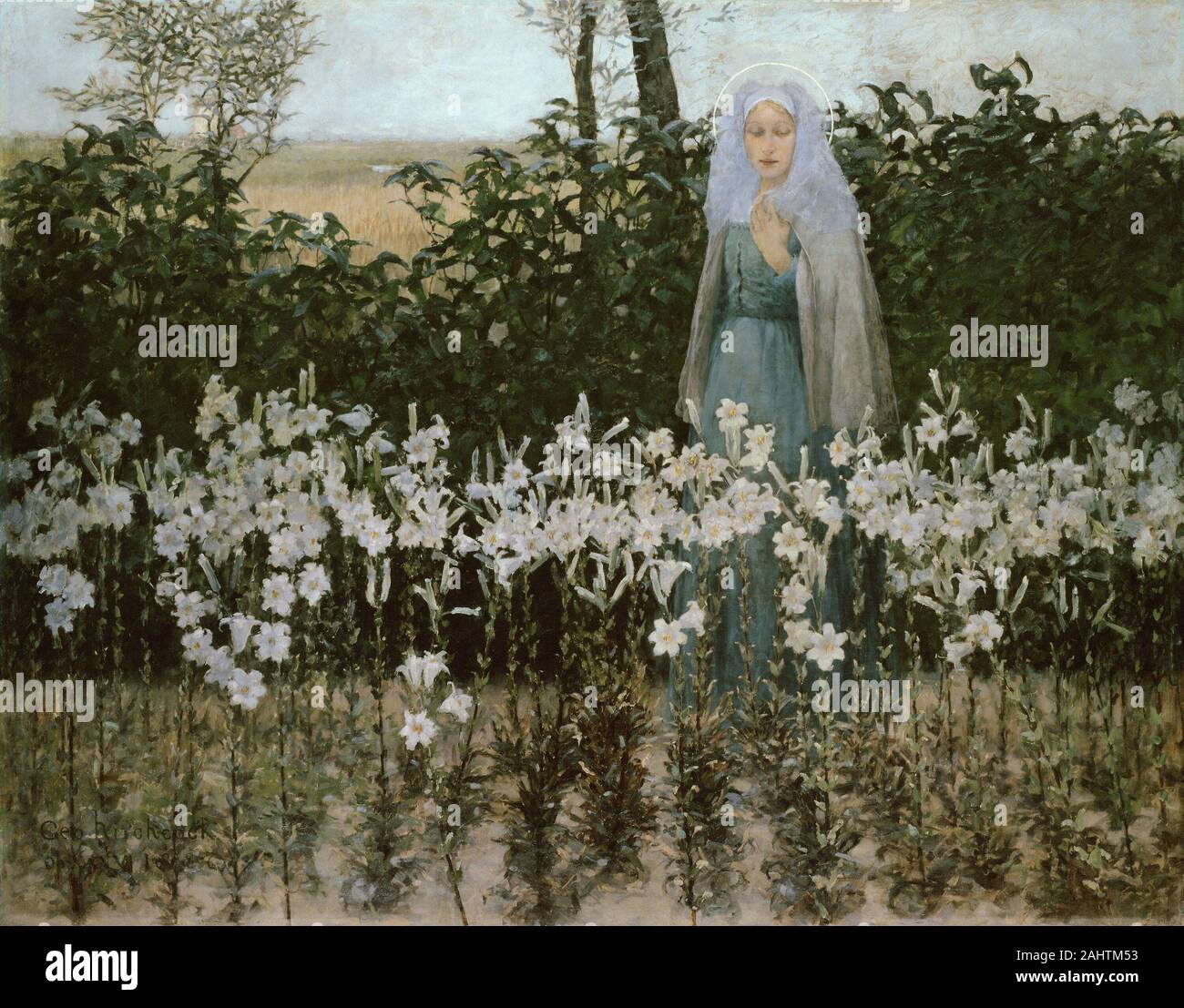 George Hitchcock. The Annunciation. 1887. United States. Oil on canvas ...