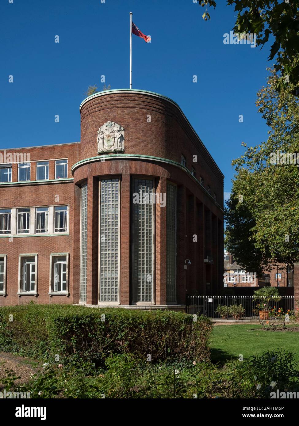 LONDON, UK - SEPTEMBER 27, 2018: Laboratory Building on Rosebery Avenue ...