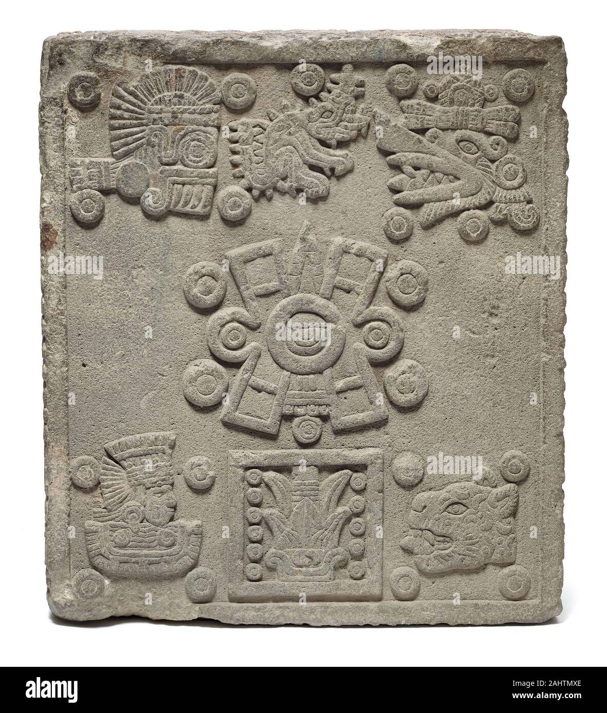 Aztec (Mexica). Coronation Stone of Motecuhzoma II (Stone of the Five ...