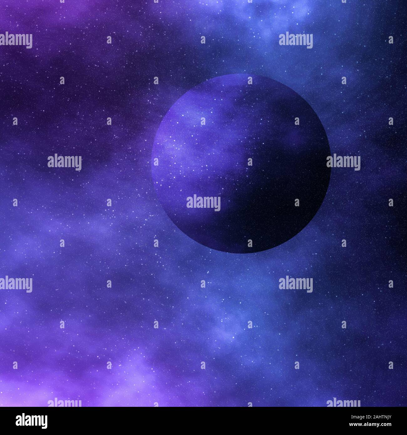 Discovery in astronomy, cosmic abstract and future technology concept ...