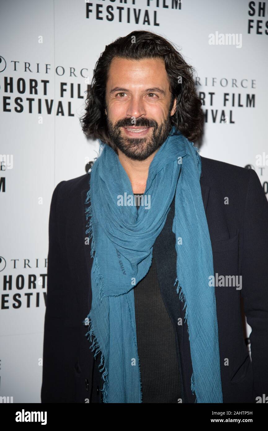 Seen arriving on the red carpet for the Triforce Short Film Festival ...