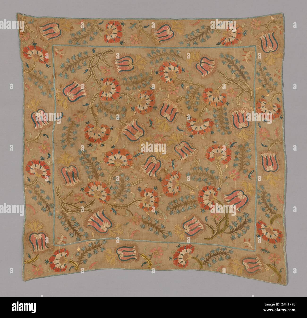 Cover (possibly Turban Cover). 1701–1800. Turkey. Linen, plain weave ...