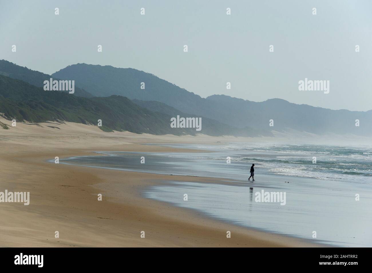 Cape Vidal beach, iSimangaliso Wetland Park, South Africa Stock Photo ...