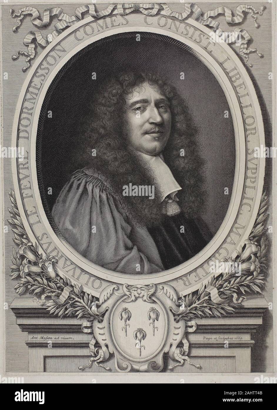Antoine Masson. Olivier Le Fèvre d'Ormesson. 1665. France. Engraving on ...