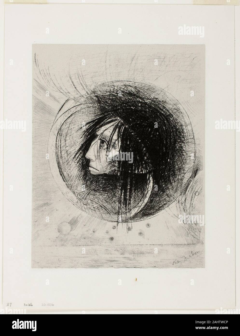 Odilon Redon. Blossoming, plate one from In Dreams. 1879. France ...