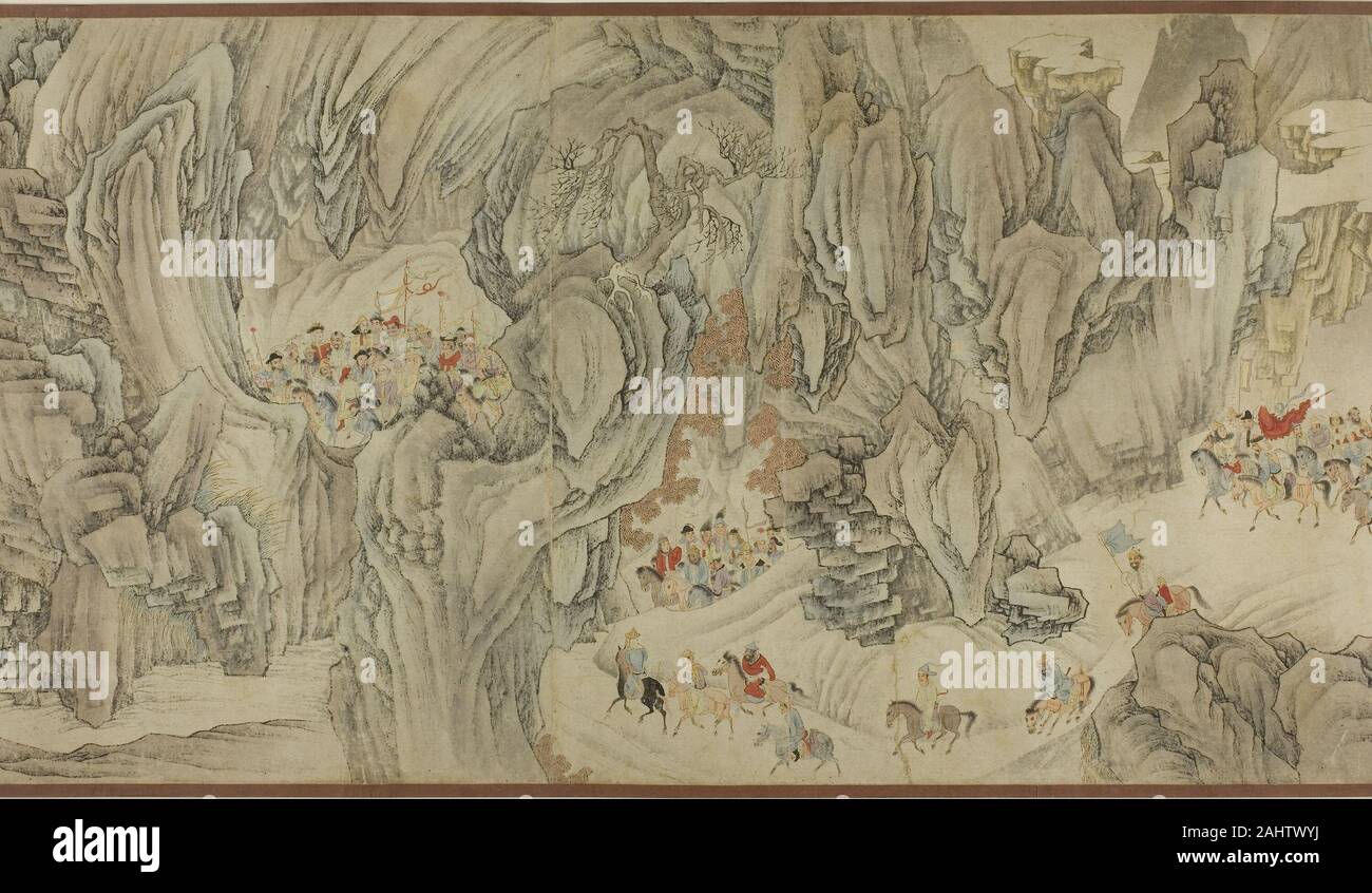 A Hunt in the Mountains of Heaven. 1601–1700. China. Handscroll; ink ...