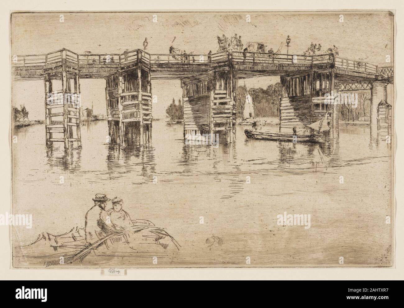 James McNeill Whistler. Old Putney Bridge. 1879. United States. Etching ...