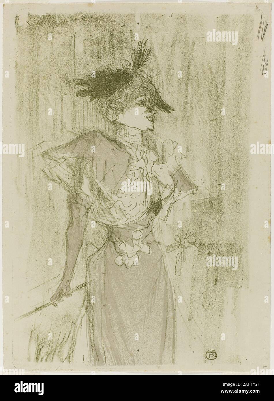 Henri de Toulouse-Lautrec. Mademoiselle Marcelle Lender, Standing. 1895 ...