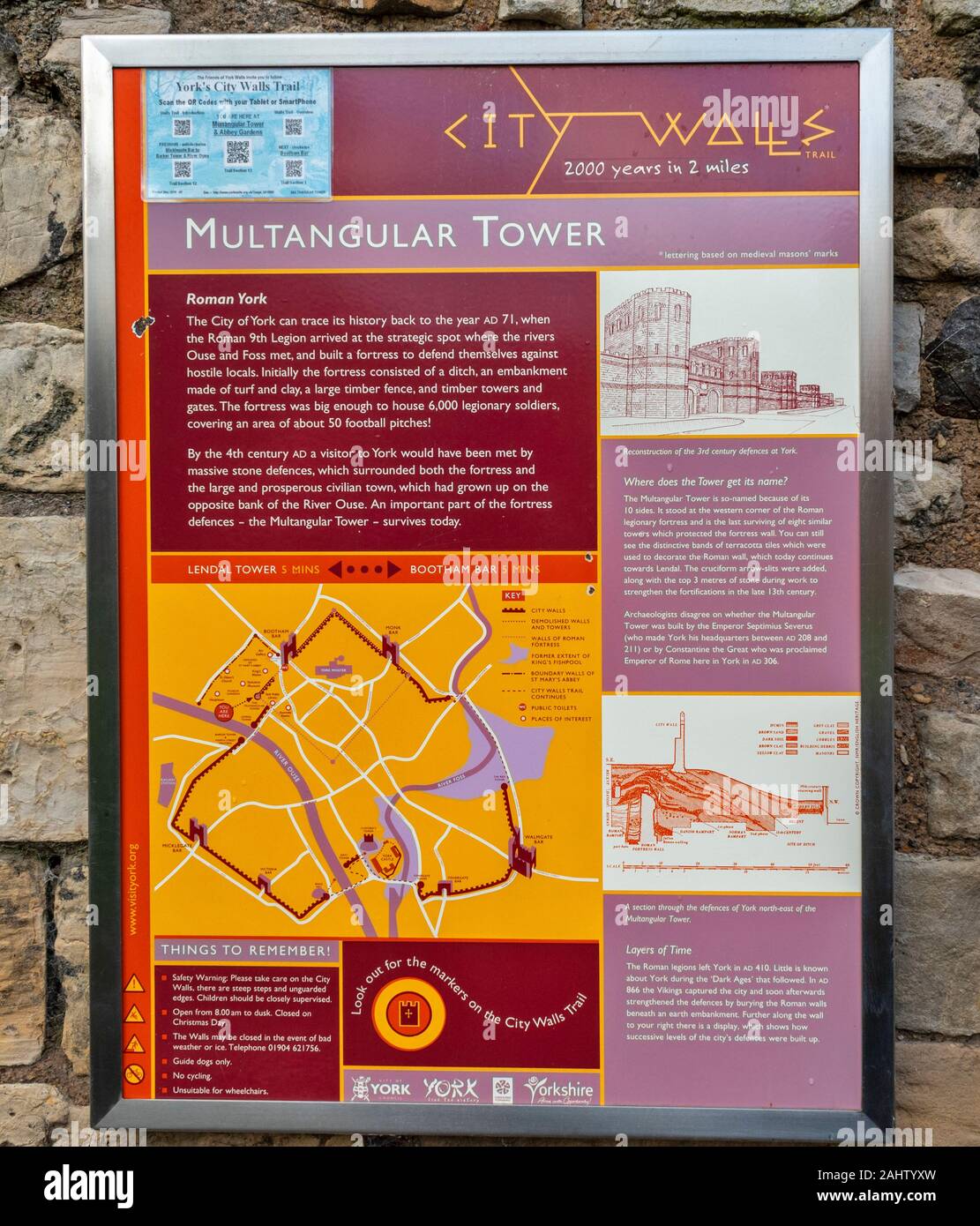 Multiangular tower york hi-res stock photography and images - Alamy