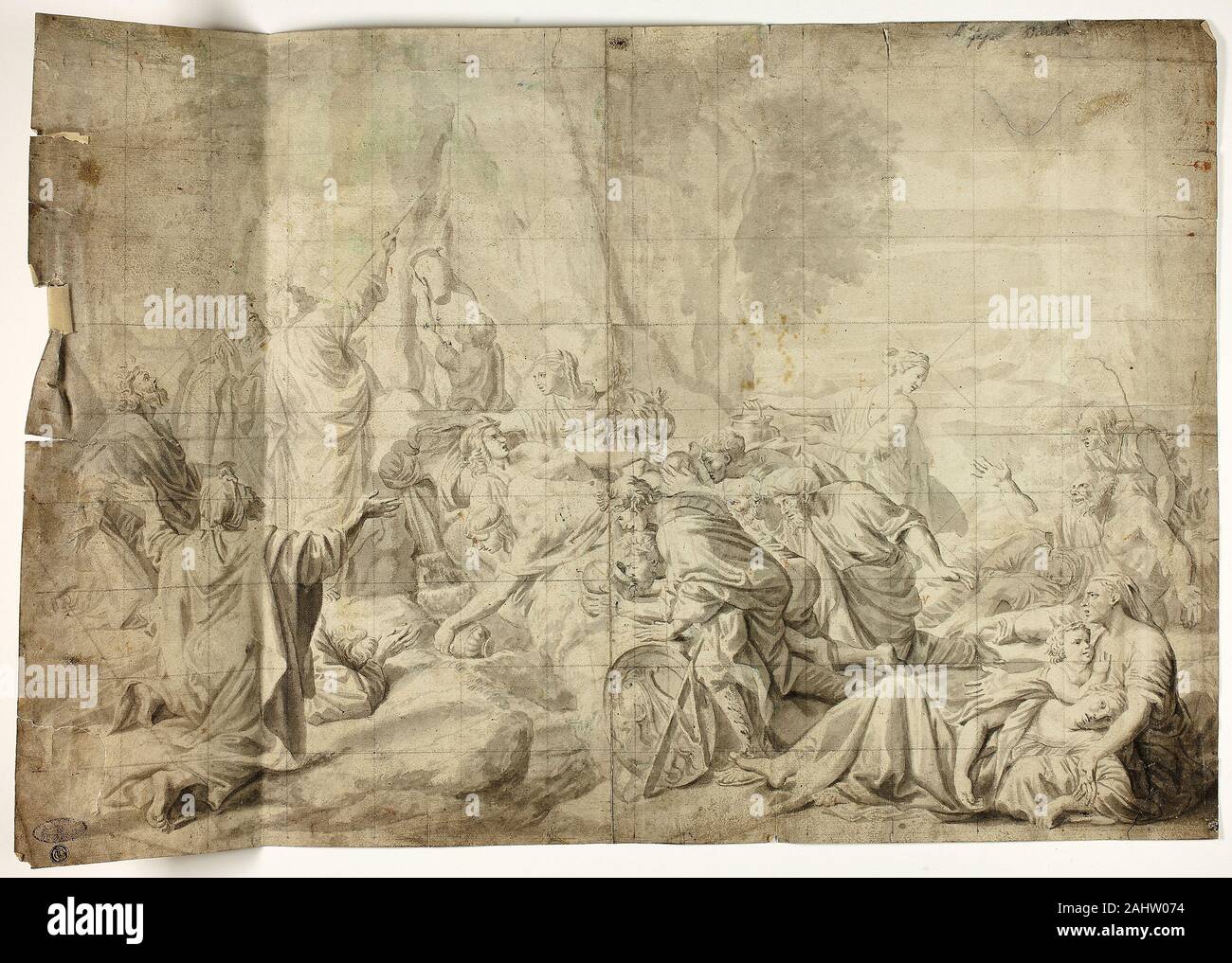Moses drawing water from the rock hi-res stock photography and images ...