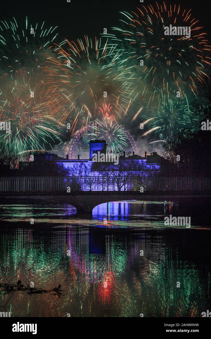 Reflections and Fireworks display in London gets underway as the new ...