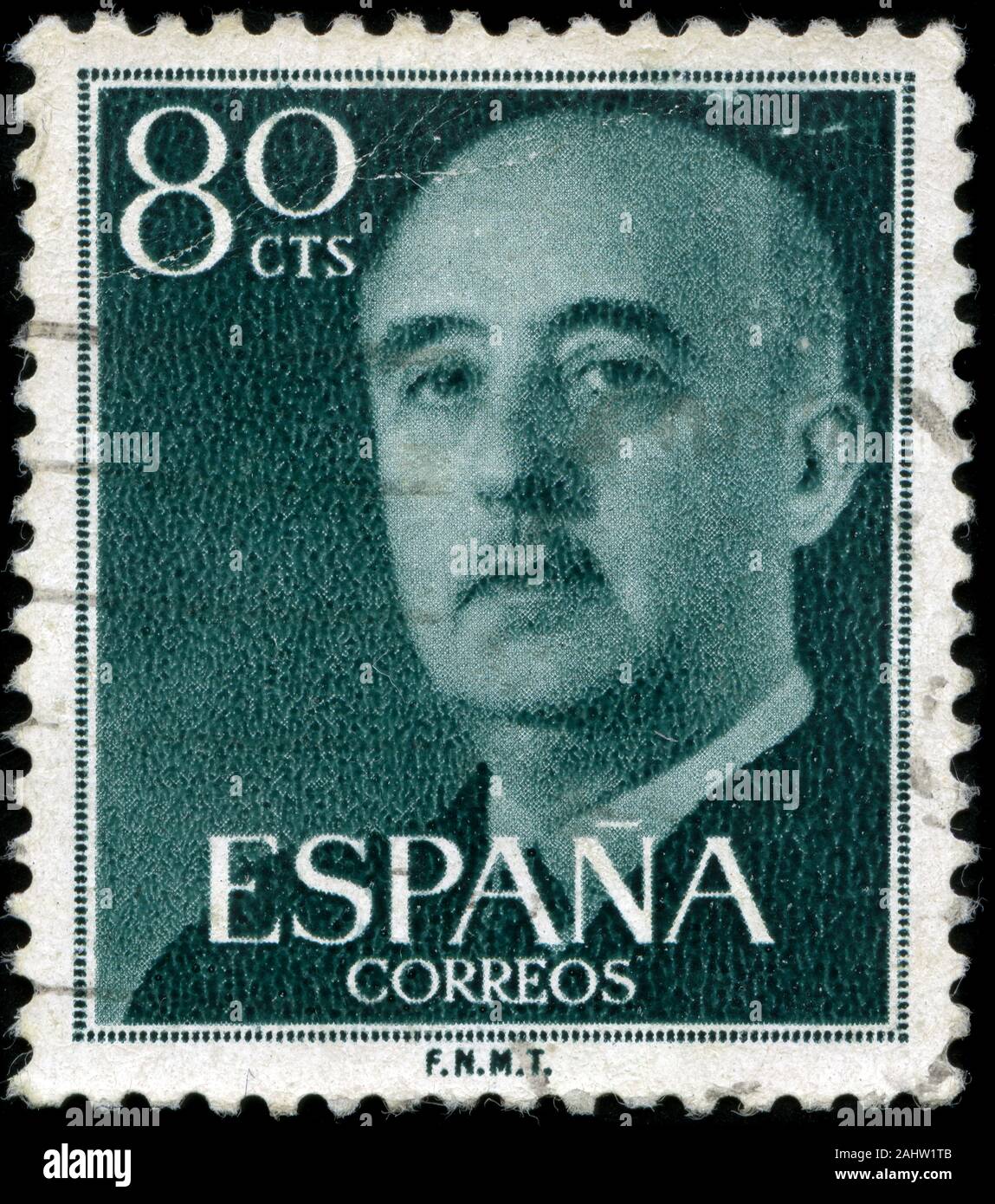 Spanish green stamp hi-res stock photography and images - Alamy