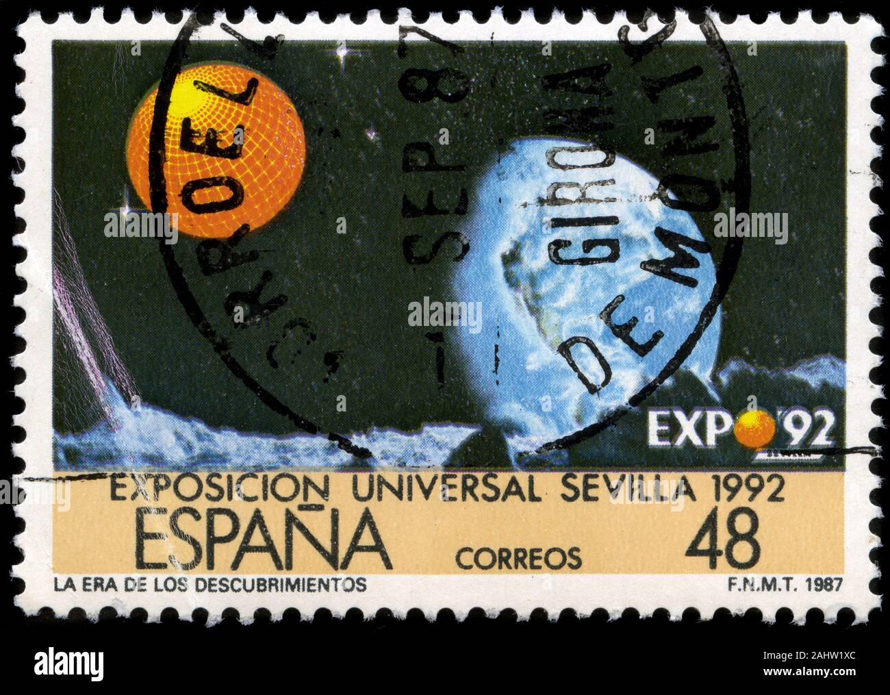 Sevilla expo 92 stamp hi-res stock photography and images - Alamy