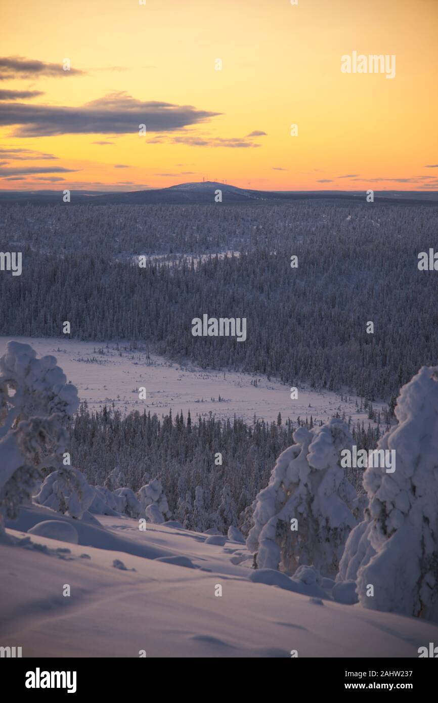 Fell Olostunturi in Muonio, Lapland, Finland Stock Photo - Alamy