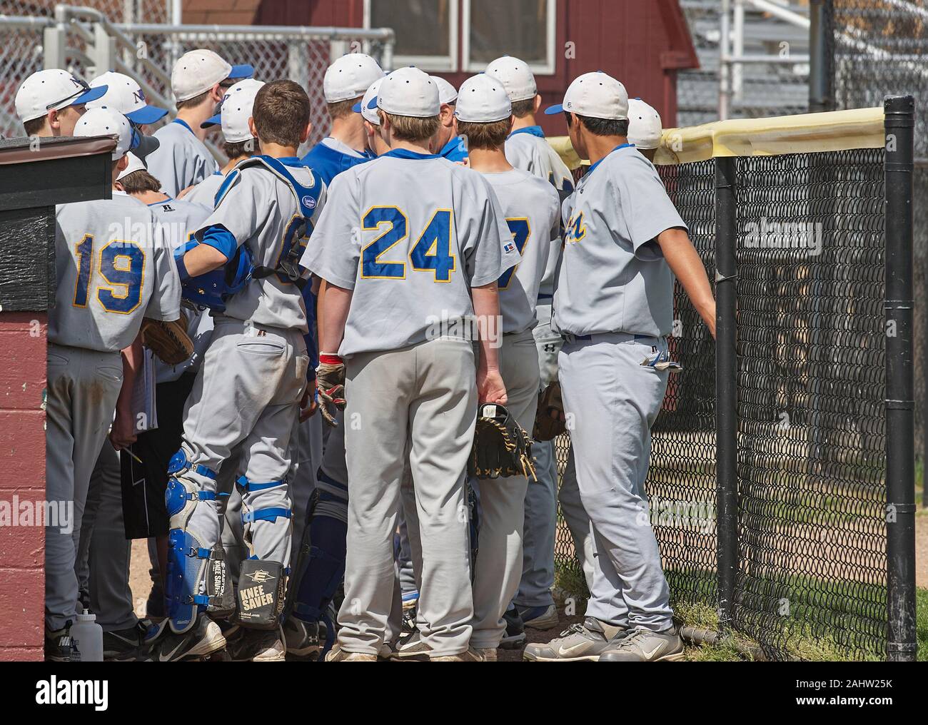 Notre Dame Cathedral Latin High School Freshmen Baseball Game. Team ...