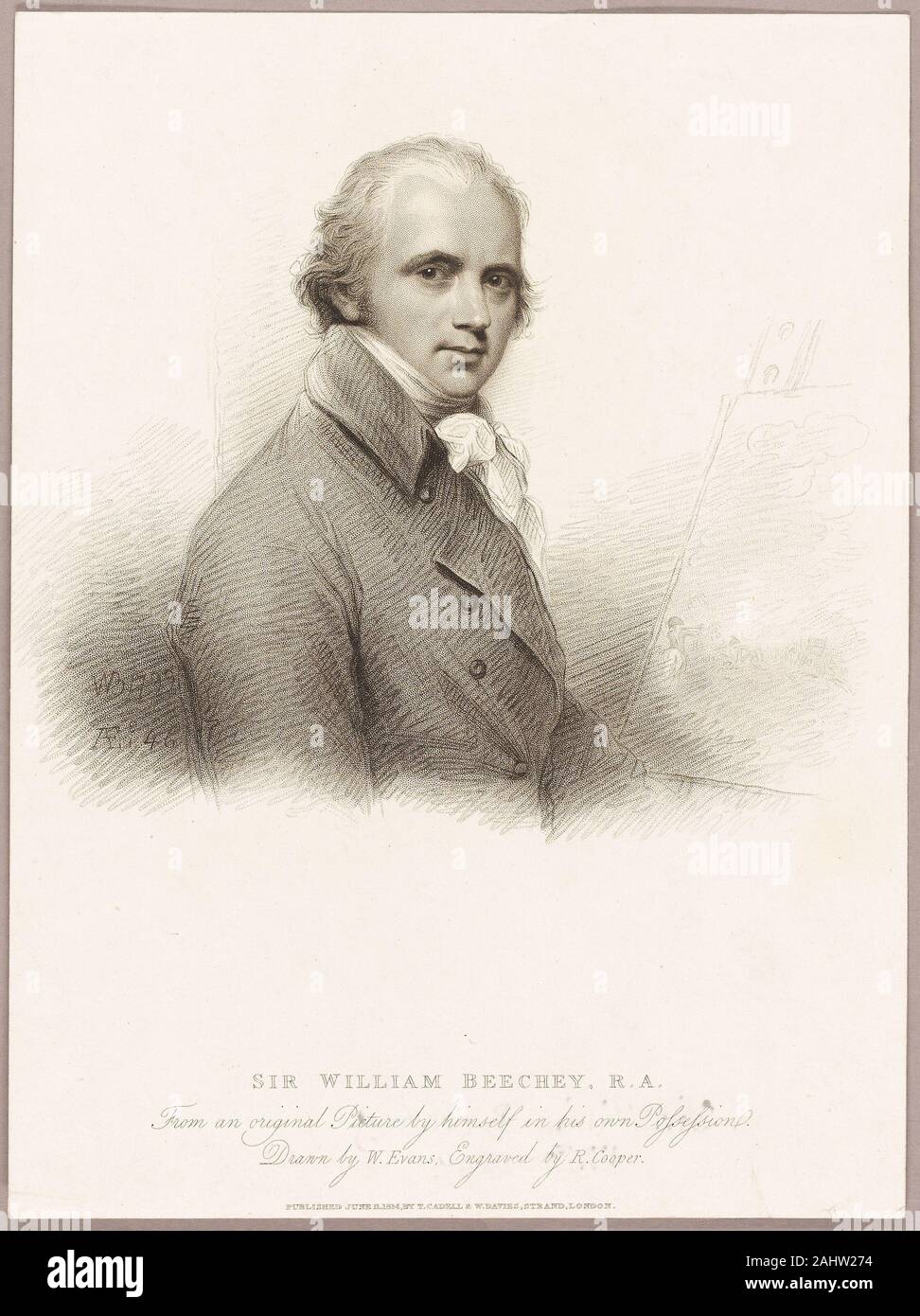 Sir William Beechey. Sir William Beechey, R.A.. 1814. England. Stipple ...