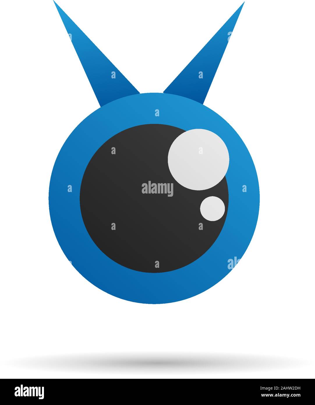 Cute Eye Cartoon Logo Design Template, Company Logo Concept, Vector ...