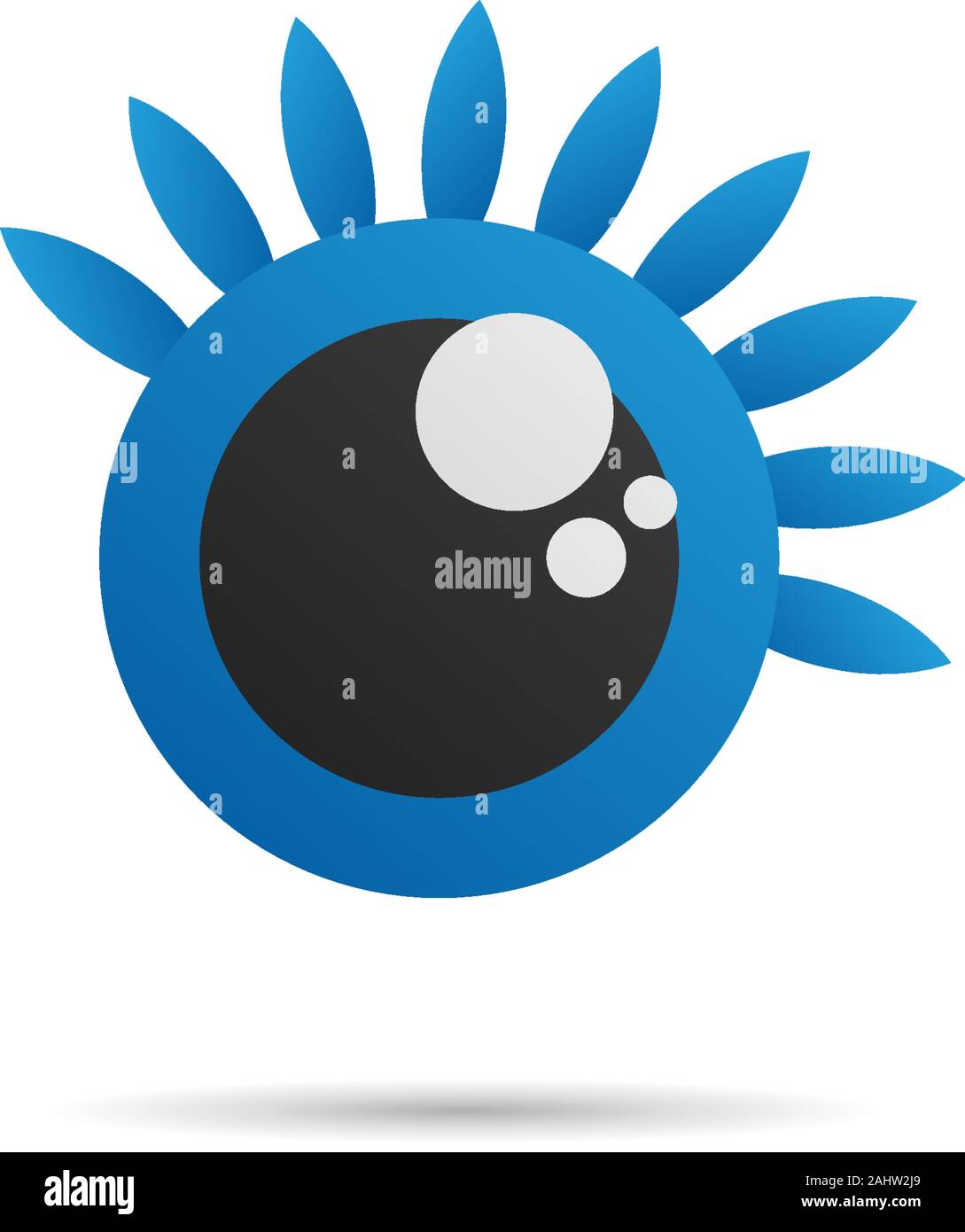 Cute Eye Cartoon Logo Design Template, Company Logo Concept, Vector ...