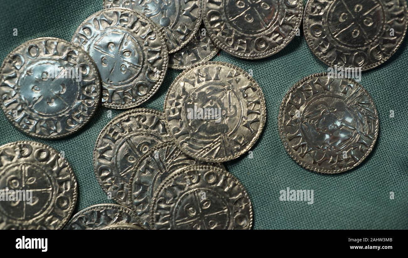 Silver penny viking hi-res stock photography and images - Alamy