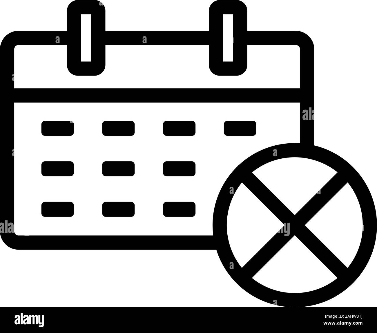 reminder icon vector. Isolated contour symbol illustration Stock Vector ...