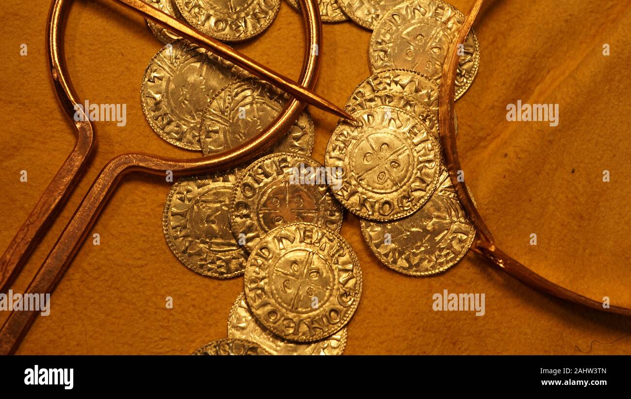 Silver penny viking hi-res stock photography and images - Alamy