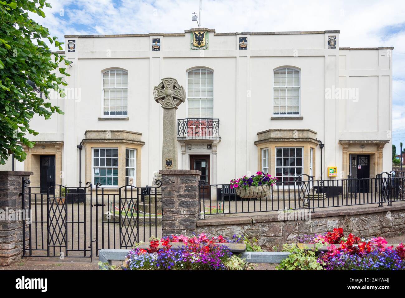 Guildhall, Fore Street, Bradninch, Devon, England, United Kingdom Stock ...