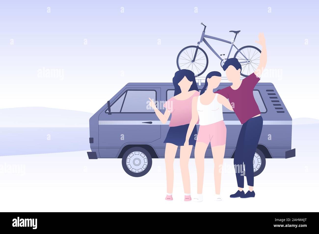 Vintage group portrait Stock Vector Images - Alamy