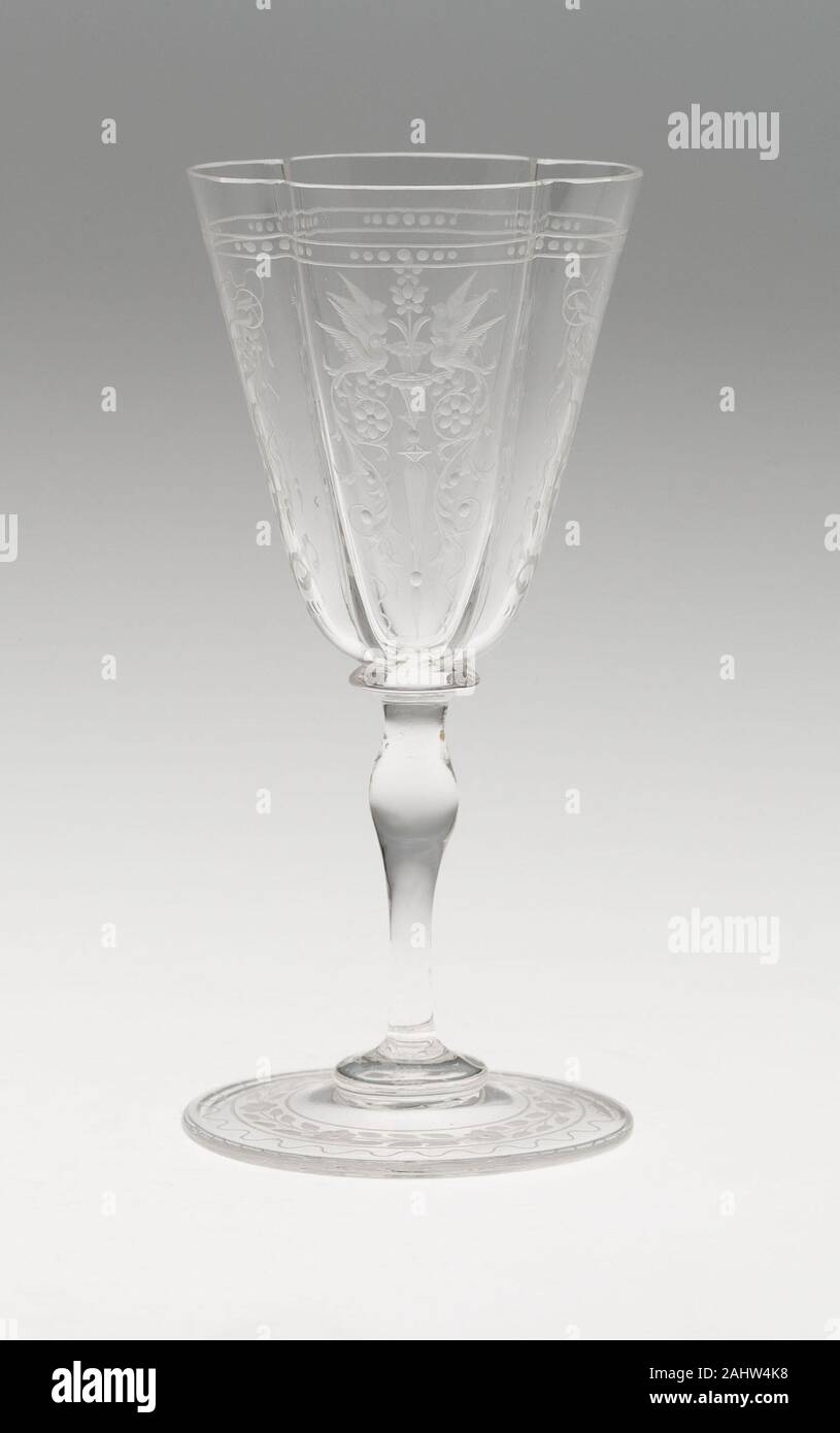 J. & L. Lobmeyr. Wine Glass. 1800–1899. Vienna. Glass; clear and blown ...