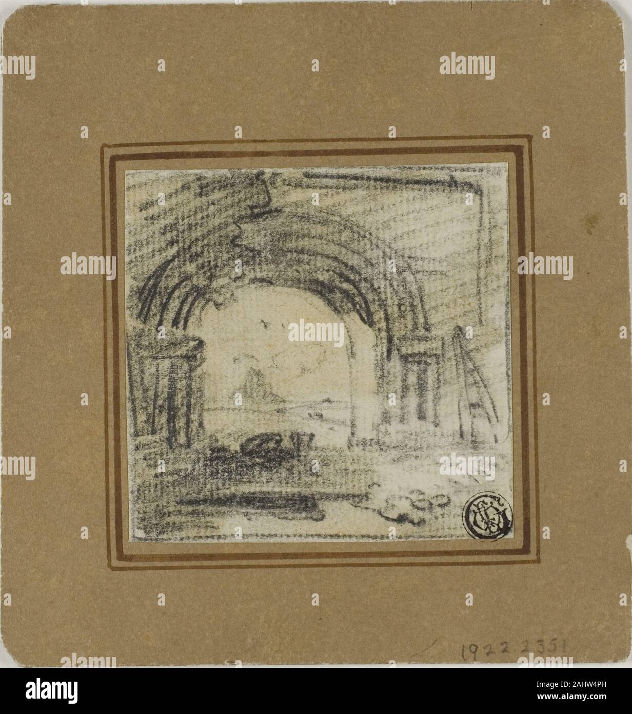 Richard Wilson. Sketch of an Arch. 1734–1808. England. Graphite on ...