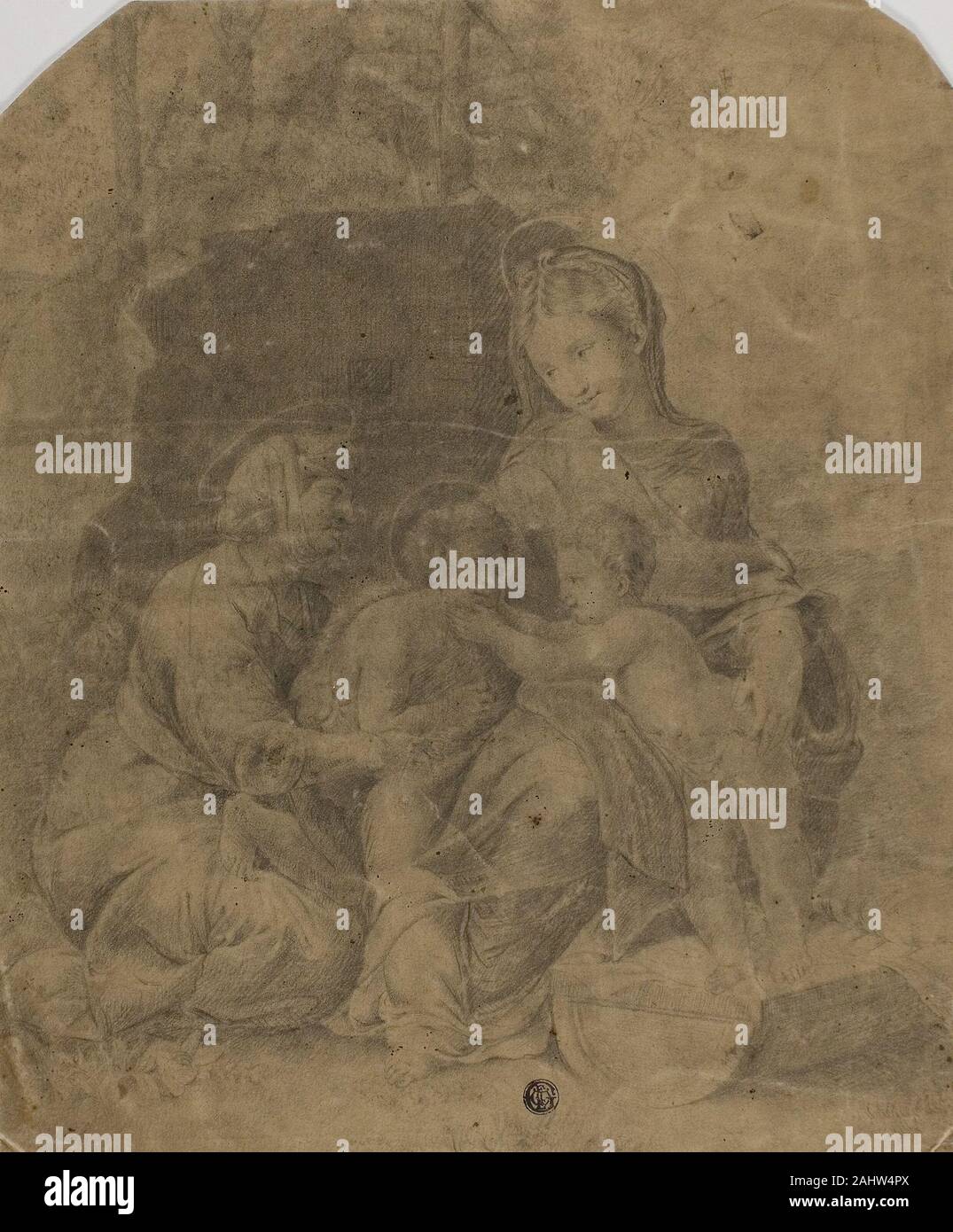 Raphael. The Virgin and Child with Saint Elizabeth and the Infant John ...