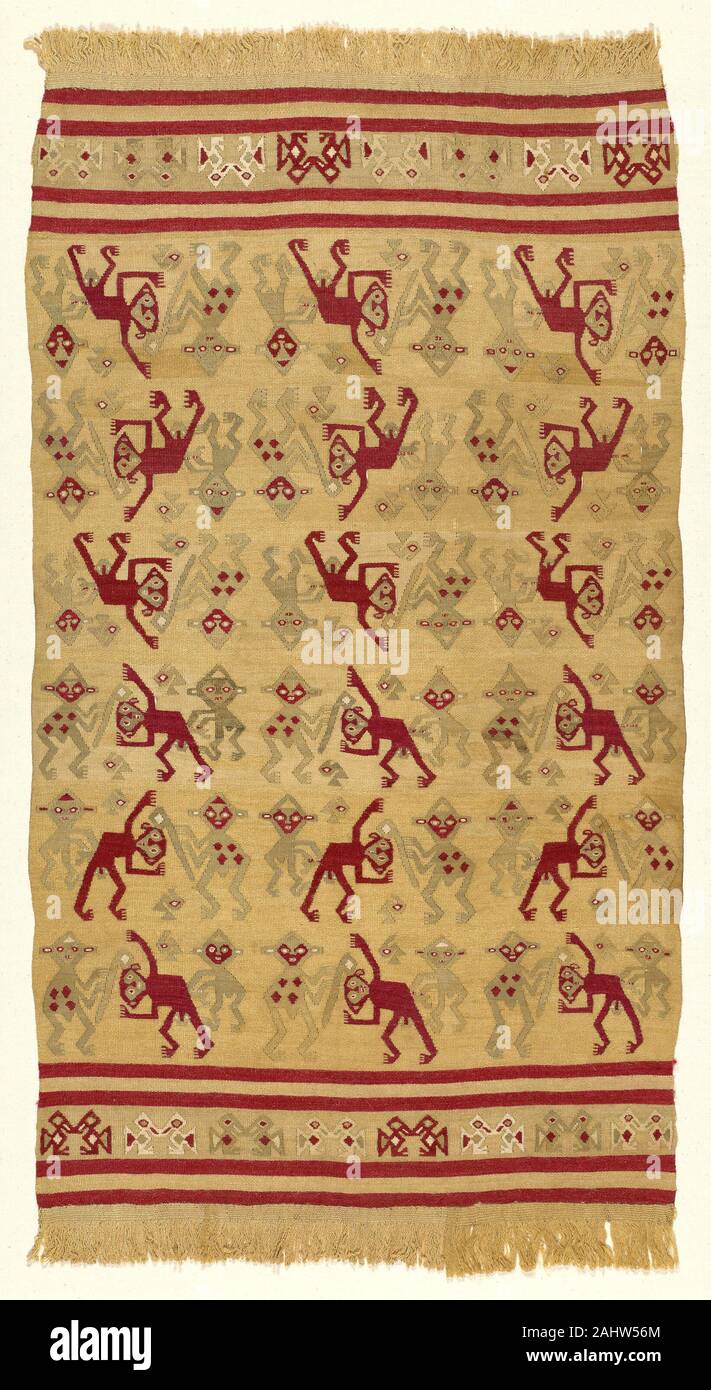 Chancay. Panel. 1000–1476. Peru. Cotton and wool (camelid), slit ...