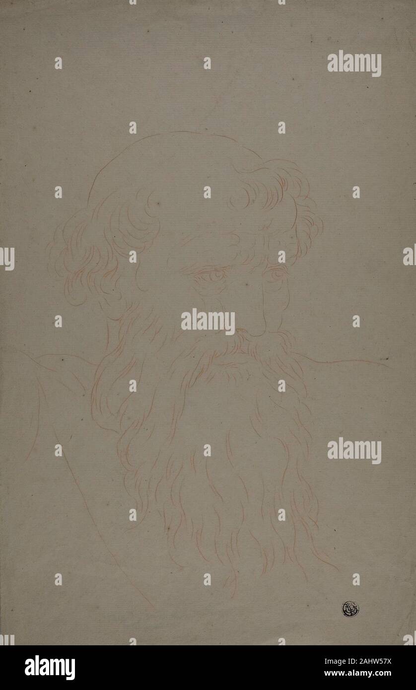 Red chalk on ivory laid paper hi-res stock photography and images - Alamy
