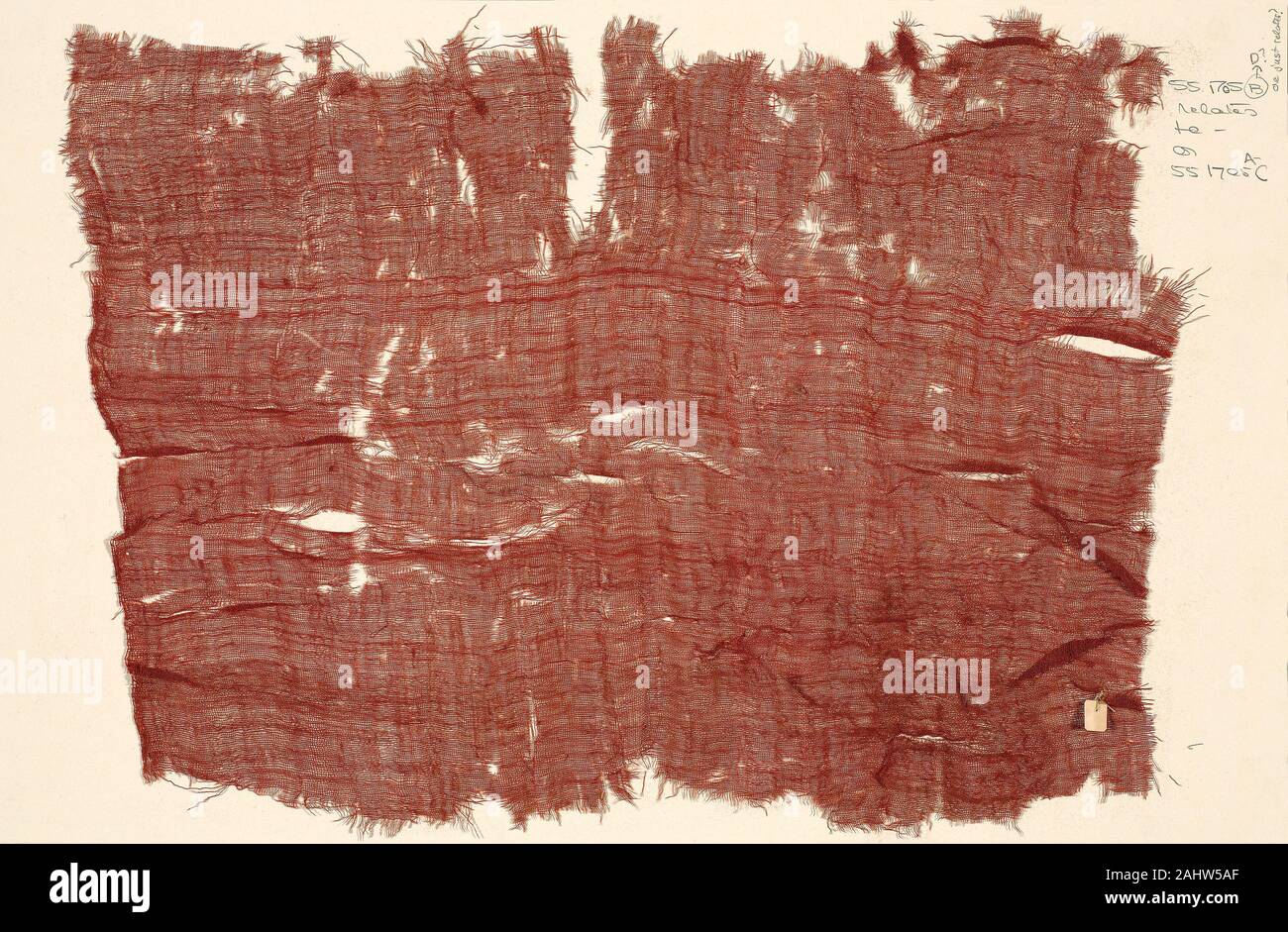 Nazca. Fragment. 200 BC–600 AD. Peru. Cotton and camelid wool, slit ...
