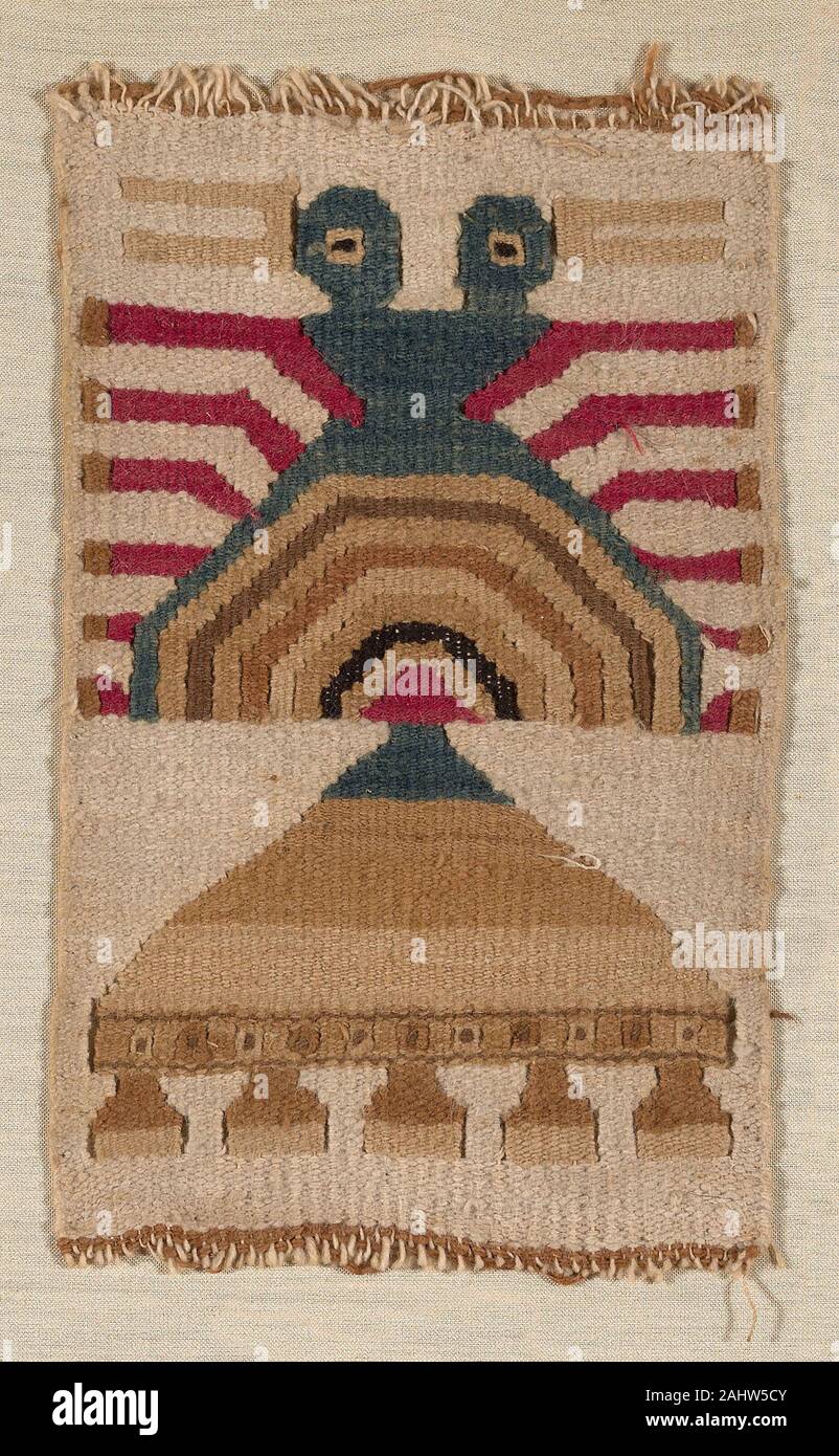 Cotton and wool camelid slit tapestry weave hi-res stock photography ...